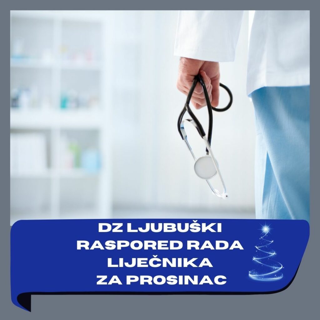 Raspored rada liječnika - RADIO LJUBUŠKI